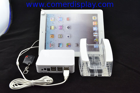 COMER Transparent Acrylic Display counter Stands tablet security alarm controller stand