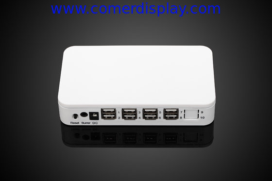 COMER 8 usb port security alarm Hot sale cell phone security alarm system handphone