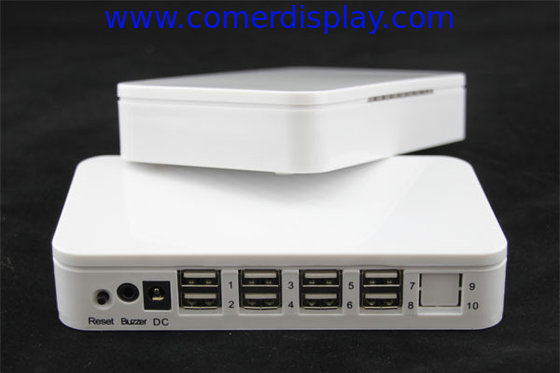 COMER Security Display shelves for Cell Phone and Tablet 8 port alarm system