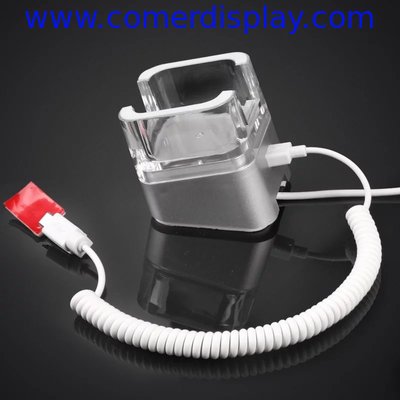 COMER New acrylic display alarm cradle ssecurity locker  for tablet android mobile iphone