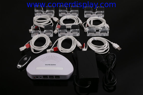 Comer Anti-Theft Cable Sensor Security Display For Phone And Tablet With Alarm