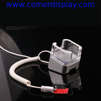 COMER New acrylic display alarm cradle security stands for tablet android mobile iphone