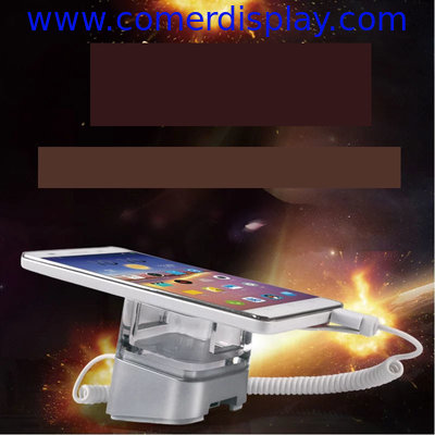COMER New acrylic display alarm security charging mounting for tablet android mobile iphone
