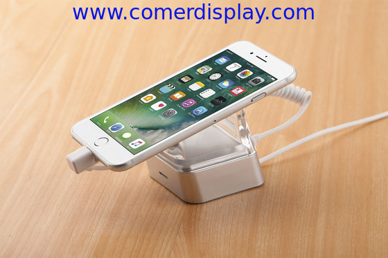 COMER anti-theft alarm stands security display holder cable locking devices for cellphone retail stores