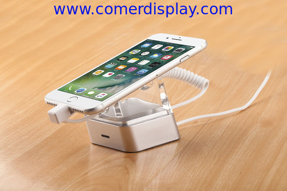 COMER Security retail chargeable alarm display system holder for cell phone retail stores