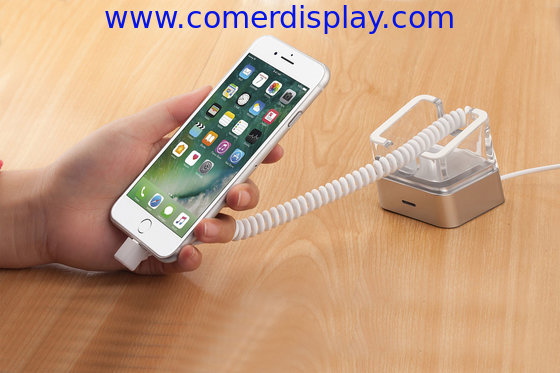 COMER Security retail chargeable alarm display system holder for cell phone retail stores