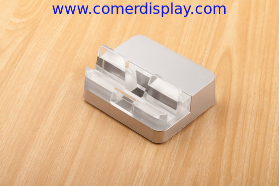 COMER cell phone cable locking security display stand with support security anti-theft display system