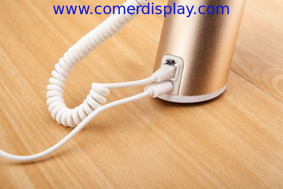 COMER Retail store security display mobile phone lost alarm stands with charging function for stores