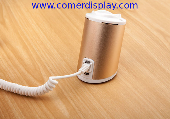 COMER Retail store security display mobile phone lost alarm stands with charging function for stores