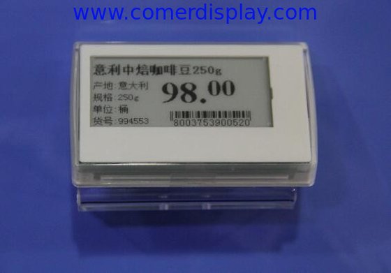 Supermarket retail shelf price display e ink lcd tag esl