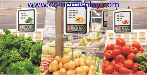 rfid electronic price tag/price tag/price label in logistic facility for supermarket and retail store