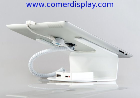 COMER anti-theft alarm devices Flexible Secure Tablet Desk Floor Mount Holder Stand Cradle