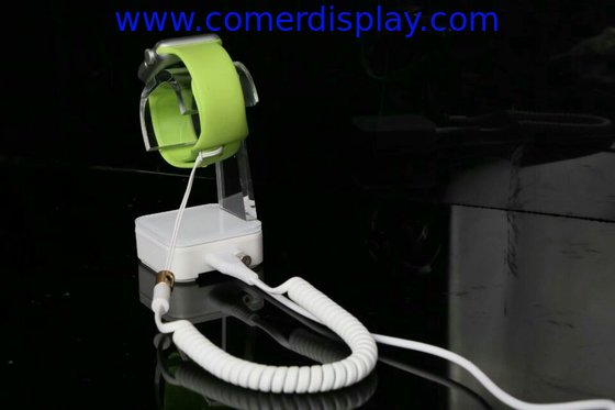 COMER China Supplier Anti-lost acrylic Display Smart Watch Security with Charging Alarm holders