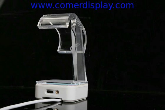 COMER anti-theft display stand, alarm displaying system for smart watch holder with sensor cable