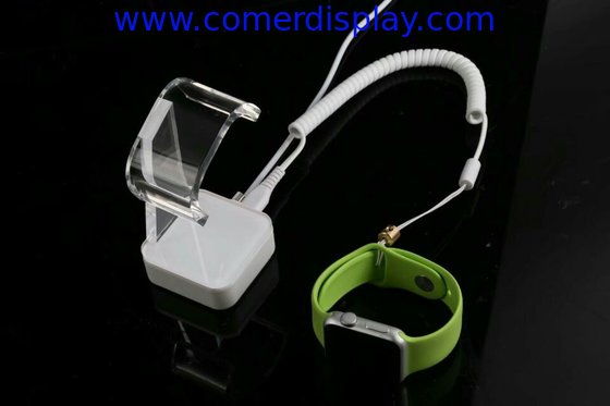 COMER China Supplier Anti-lost acrylic Display Smart Watch Security with Charging Alarm holders