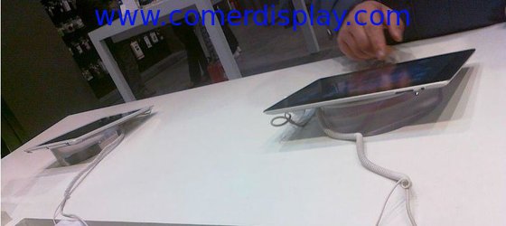 COMER Multi channel Security Mobile Phone display stands With Alarm