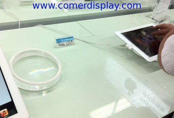 Comer Anti-Theft Cable Sensor Security Display For Phone And Tablet With Alarm