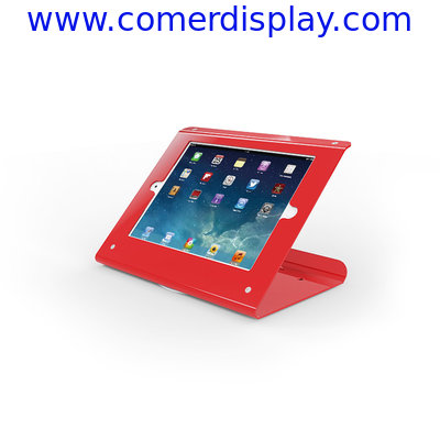 COMER anti-theft locking tablet counter-top display mounting 360 degree rotating tablet stands support for stores shop
