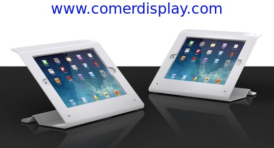 COMER anti-theft locking tablet counter-top display mounting 360 degree rotating tablet stands support for stores shop