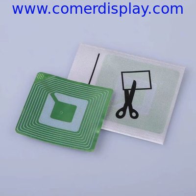 New Design AM/RF Woven Labels Custom Anti theft Sewing labels for Garment Store