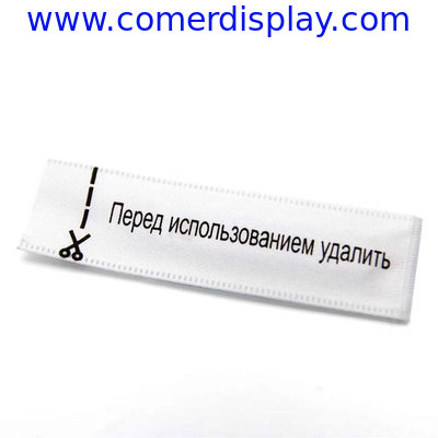 Eas Anti theft Sewing labels Garment Woven Label AM/RF Custom Woven Labels for Garment Store