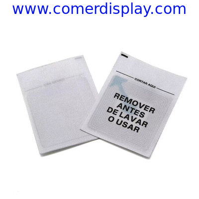 58KHz anti theft custom fabric label with sew in security soft tag