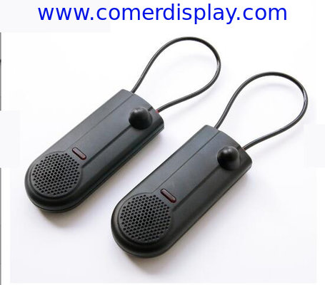 Single Frequency Double Alarm Electronic Self-Sound Label Guard EAS Anti-theft RF Self Alarm Tag With Lanyard For Bags