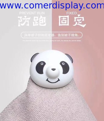 Panda Label Plastic Quilt Fixer Sheets Dedicated Holder Anti-theft Buckle