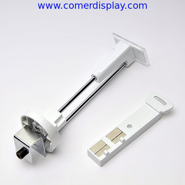 COMER supermarket cardboard plastic hangning display hook for pegboard security metal hook