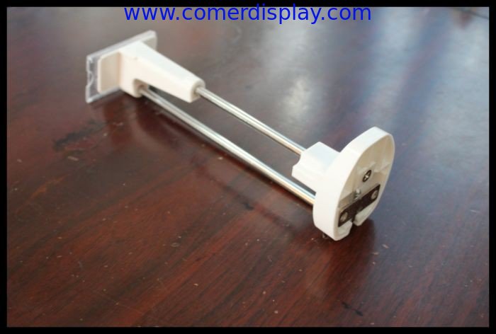 COMER supermarket Metal garment display hook on slatwall/slatwall display hook