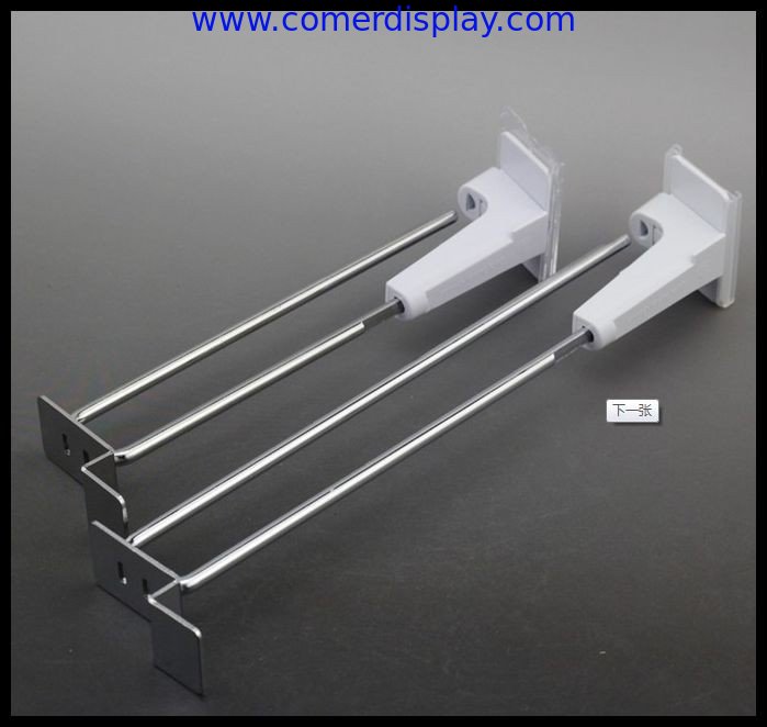 COMER anti-theft devices for supermarket retailer shop Hot Sale Slat Wall Security Hooks