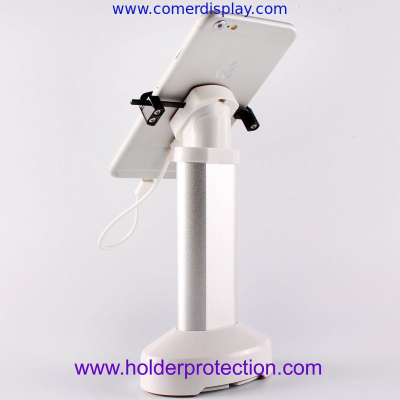 COMER clamped security display anti-theft alarm system for tablet smartphone stands