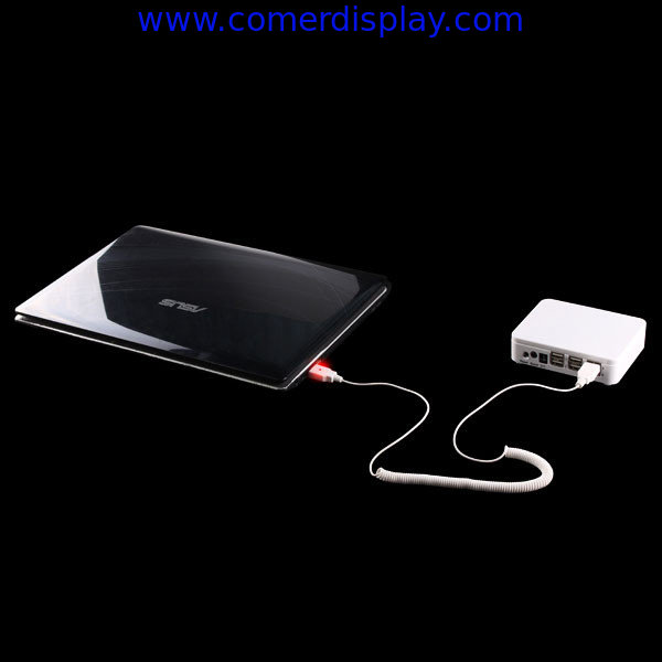 COMER 6-port alarm system for laptop computer anti theft display security