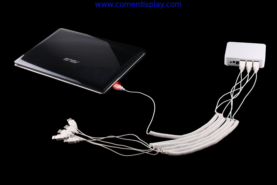 anti theft alarm for laptop computer 6 ports multi security alarm system for display