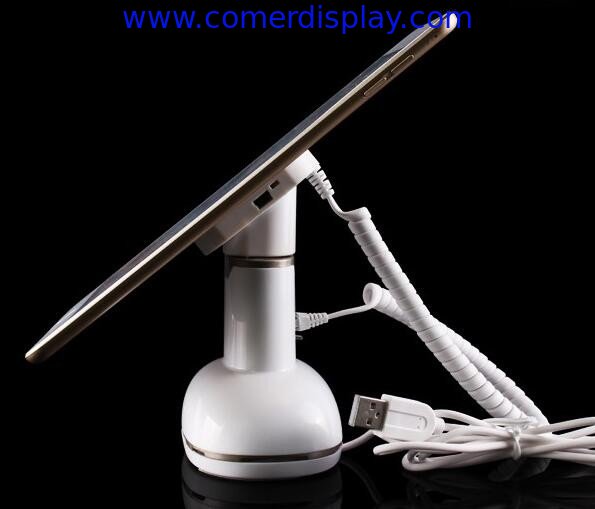 COMER Tablet PC Display Stand Retail Holder Exhibition Bracket with alarm and charging