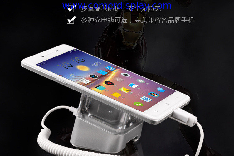 COMER security display devices for cellphone retail stores anti-theft alarm stands