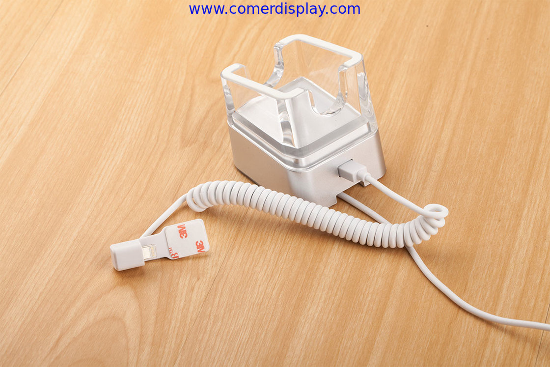 COMER alarm security display holder cable locking devices for cellphone retail stores