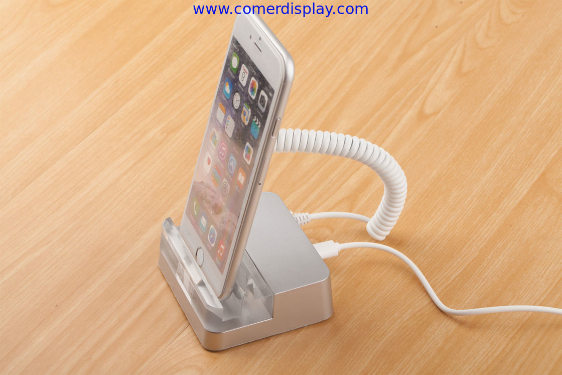 COMER Acrylic mobile phone security display stand/holder for mobile phone retail stores