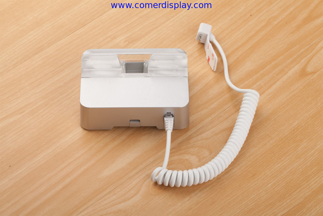 COMER Security acrylic display Stand for mobile phone retail stores at exhibition with alarm function