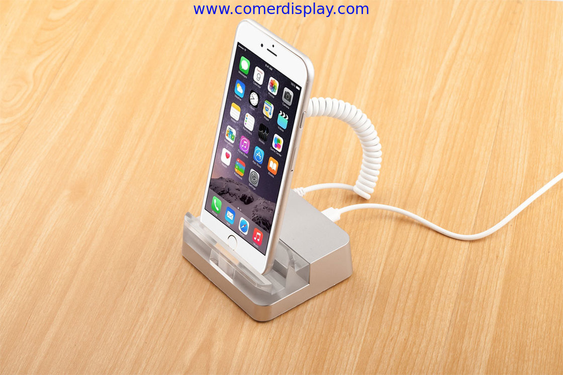 COMER cell phone retail stores security display stand with support security anti-theft display system
