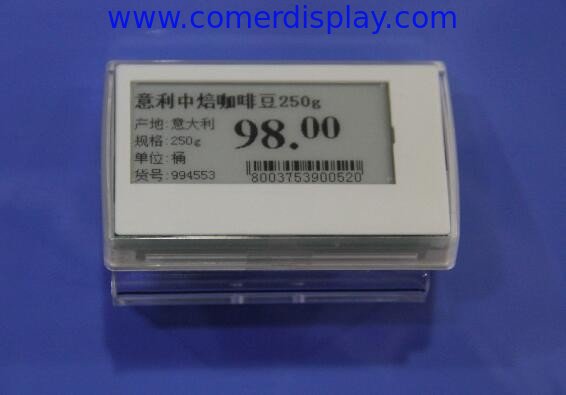 Supermarket 2.8 inch electronic retail shelf label tags