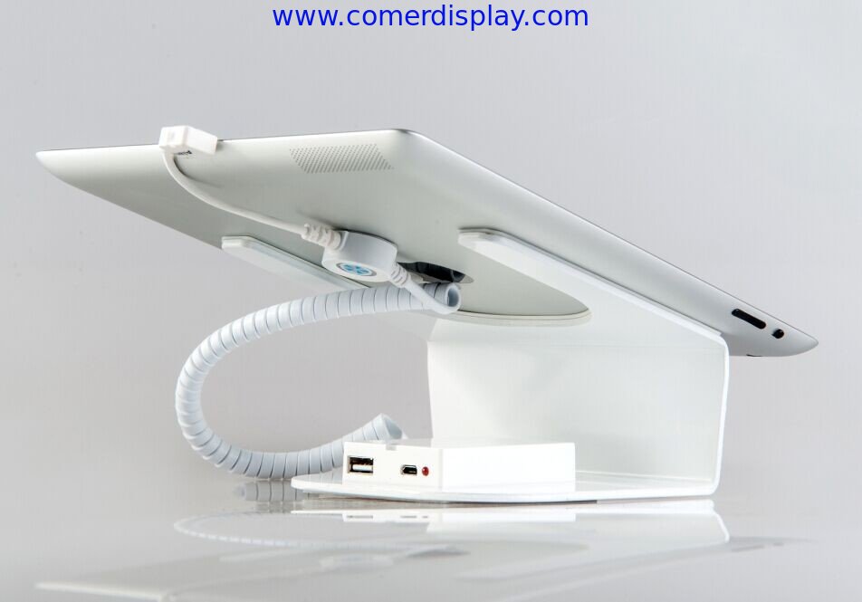 COMER Anti-theft Display desktop Stand Security Alarm Holder Bracket for Tablet PC