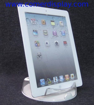 COMER shop store shelf acrylic security display stand alarm systems for tablet mobile phone