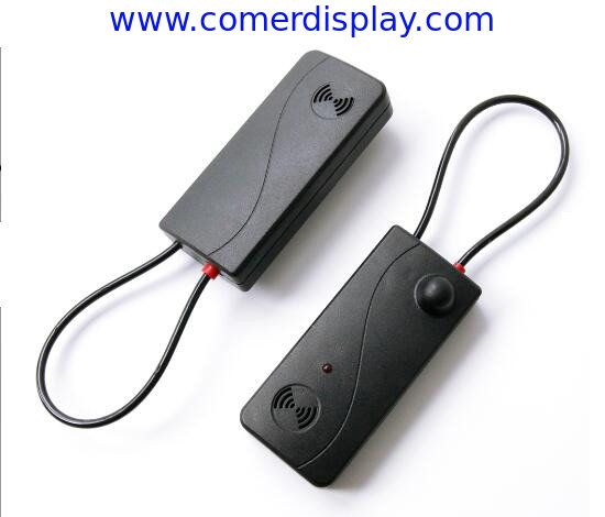 Security Dual Alarm/Tripple Alarm Eas Anti-theft Alarming System Magnetic Plastic Self Alarming Tags for Bag Shoes