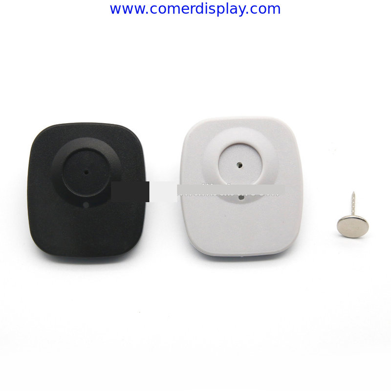 Anti shoplifting system eas nail plastic tag pin rf clothing alarm tag for shoes store