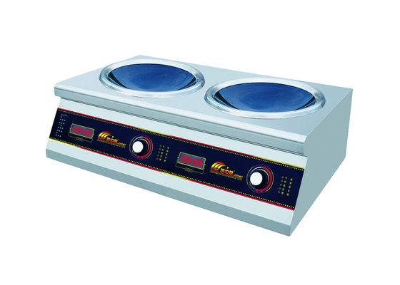 Intelligently Designed Double Plate Induction Cooker For Restaurant 5000w