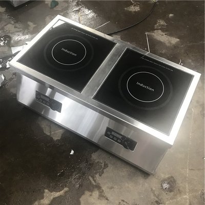 chef double hob commercial  inducton hob 5KW  commrcial model  czc-17O