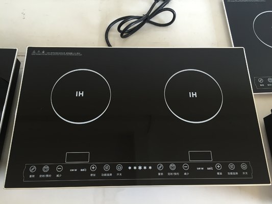 Eco Friendly 2 Element Induction Cooktop , Dual Burner Induction Cooktop Low Noise
