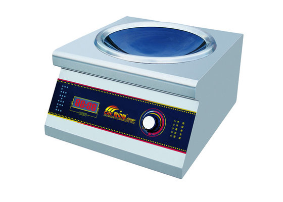 5kw Safety Tabletop Round Bottom Wok , Single Wok Burner Easy Installation