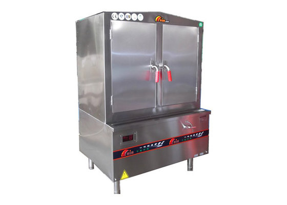 24 Pan Easy Cooking Commercial Food Steamer Automatic Fill Water Supply